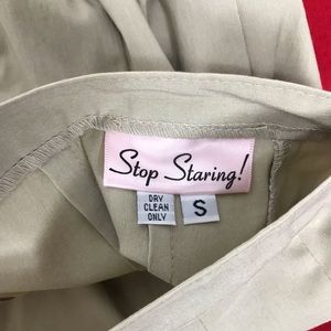 Stop Staring | Skirts | Stop Staring Tan Pencil Skirt Nwt | Poshmark
